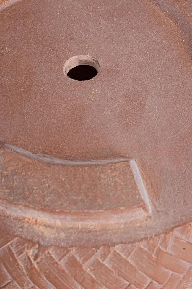 BIZZOTTO Set 4 kulatých květináčů TRESSAGE terakota 0790642