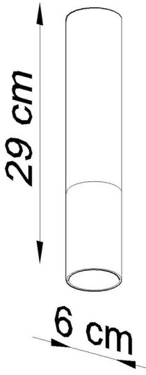 Sollux SL.0951 - Bodové svítidlo LOOPEZ 1xGU10/10W/230V černá/zlatá