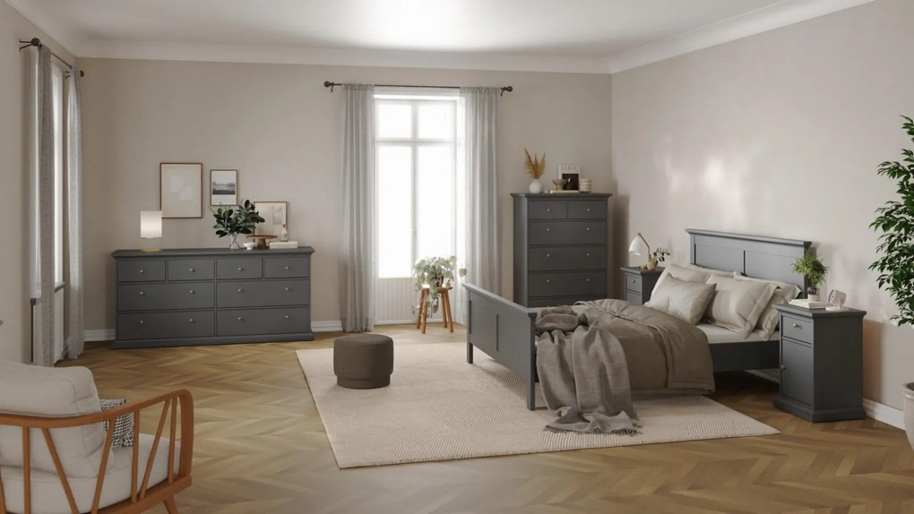 FALCO Komoda Provence 718 šedá