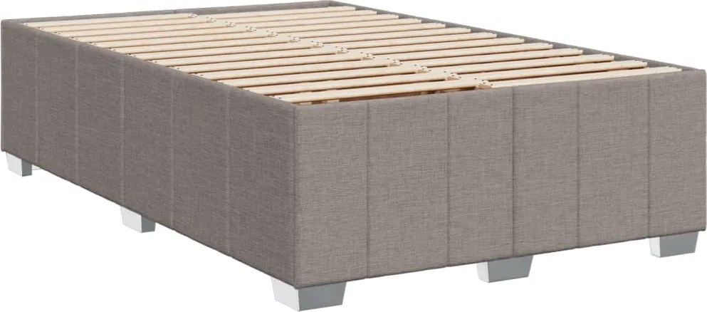 Rám postele bez matrací taupe 120x190 cm textil 3284822