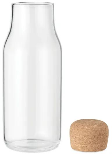 ČistéDřevo Skleněná láhev s korkovou zátkou 600 ml