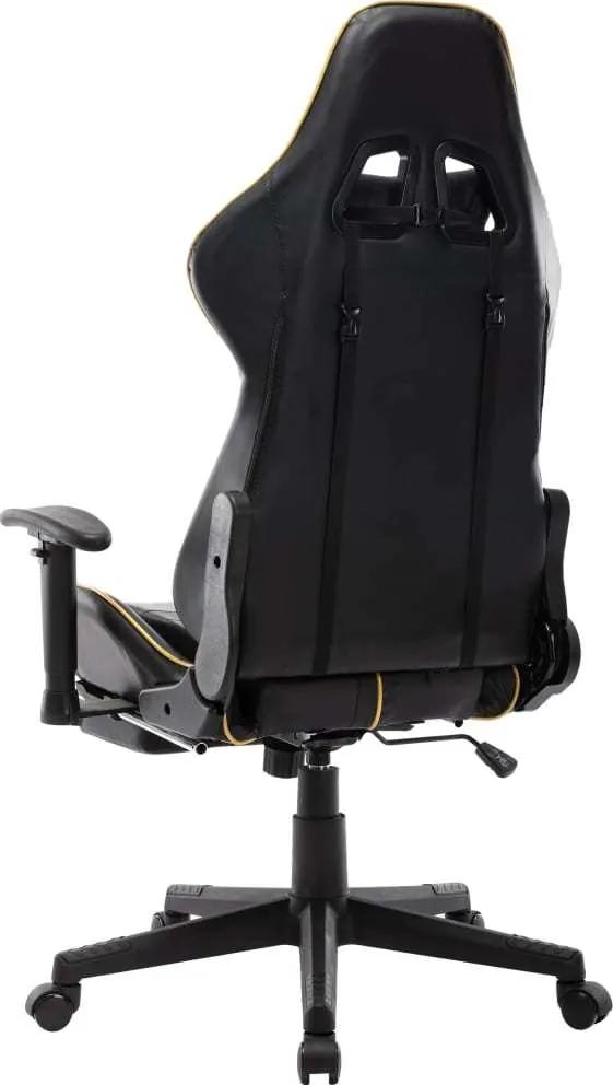 vidaXL Herní židle umělá kůže [20512] Barva: Černý a zlatý