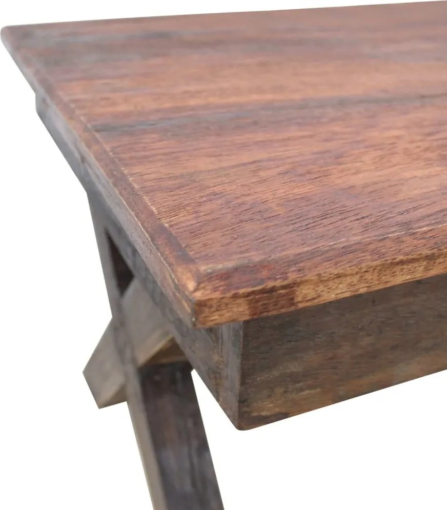 vidaXL Konferenční stolek, masivní recyklované dřevo, 110x60x45 cm [244492]