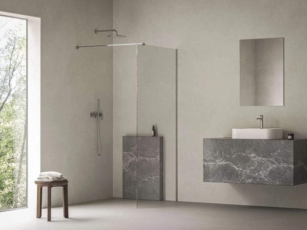 Ravak Walk-In - Sprchová stěna Walk-In, 90x200 cm, chrom/čiré sklo GW9W70C00Z1C