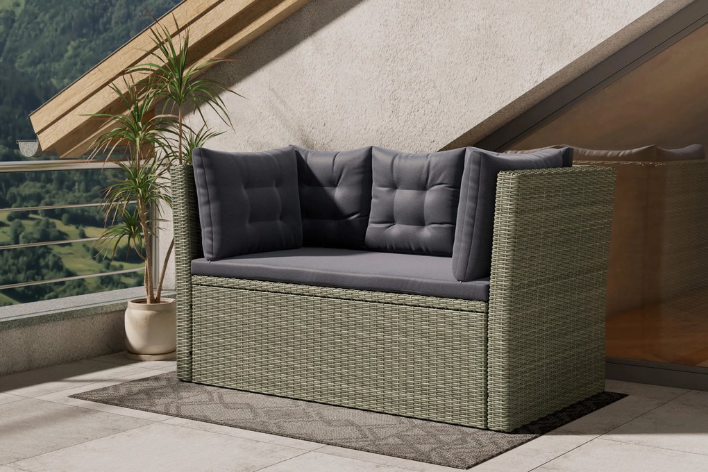 XXXLutz ZAHRADNÍ LAVICE kov, plast, textil Ambia Garden - Online Only zahradní nábytek - 002014028402