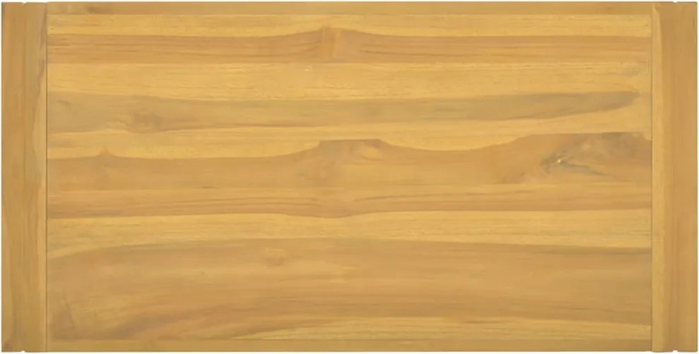 Nástěnná koupelnová skříňka 90 x 45 x 35 cm masivní teak 338235