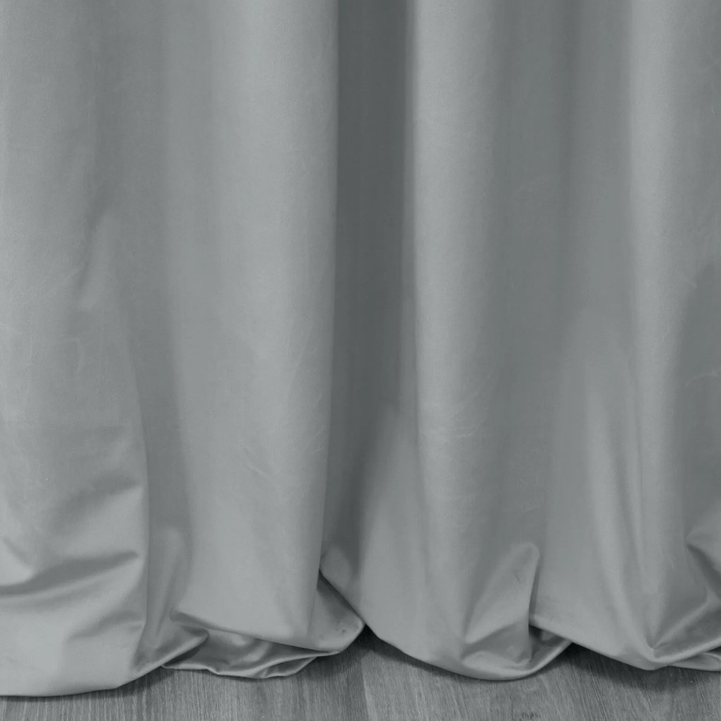 ZATEMŇOVACÍ ZÁVĚS NA PÁSCE PIERRE CARDIN SIBEL 140X270 CM ŠEDÁ