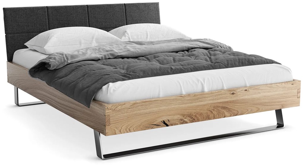 Dubová postel 120x200 cm Teramo