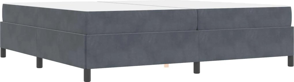 Rám postele Tmavě šedá 200 x 200 cm textil 3399085