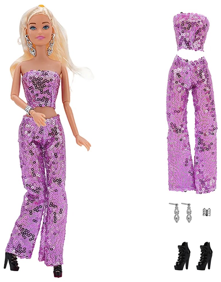 Šatičky pro panenku Barbie - různé styly (30 cm) Barva: E