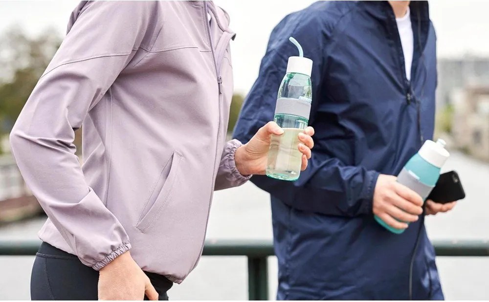 Světle modrá plastová lahev 500 ml Ellipse – Mepal