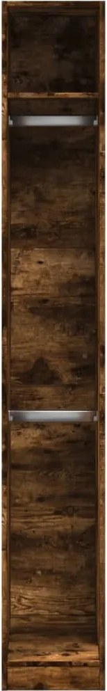 Šatní skříň kouřový dub 30 x 50 x 200 cm kompozitní dřevo 3307778