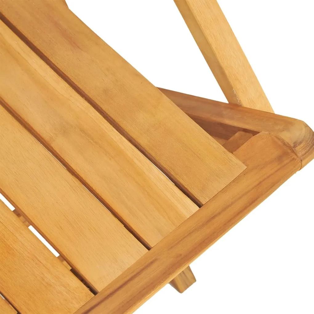 vidaXL Skládací zahradní židle 6 ks 55x61x90 cm masivní teakové dřevo [3155062]