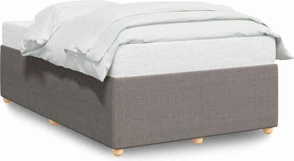 Rám postele bez matrace taupe 120 x 200 cm textil 3284932