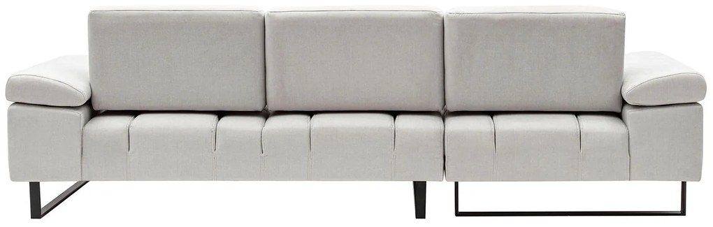 Designová rohová sedačka Vatusia 314 cm béžová - levá