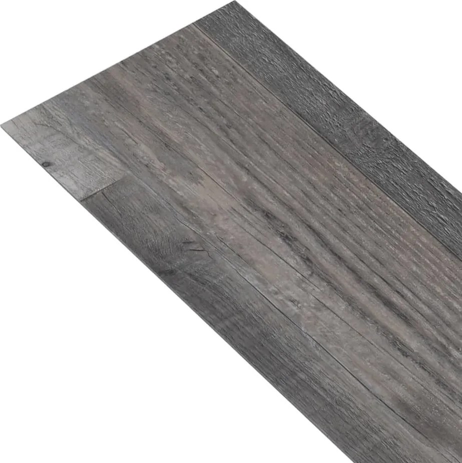 vidaXL Samolepicí podlahová krytina PVC 5,21 m² 2 mm [330189] Barva: tmavě hnědá