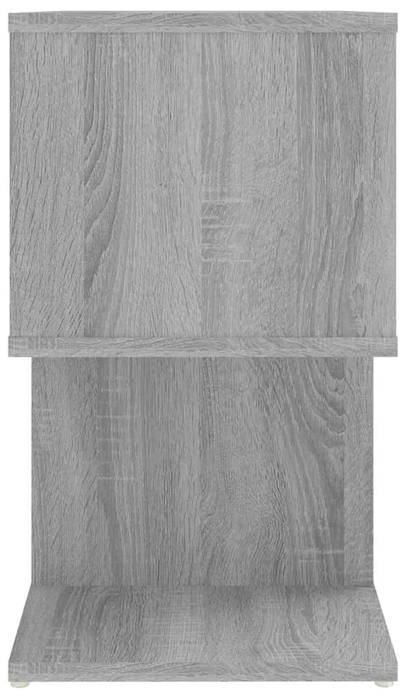 Noční stolky 2 ks šedé sonoma 50x30x51,5 cm kompozitní dřevo - Default Title