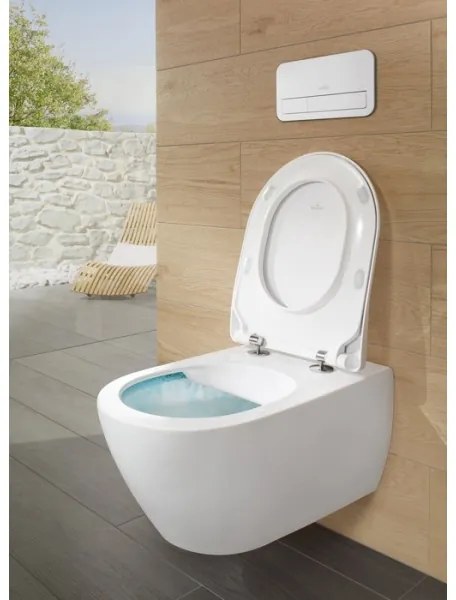 Villeroy & Boch 5614R2R1 - Záv WC s prk SoftClose SUBWAY keramika/bílá