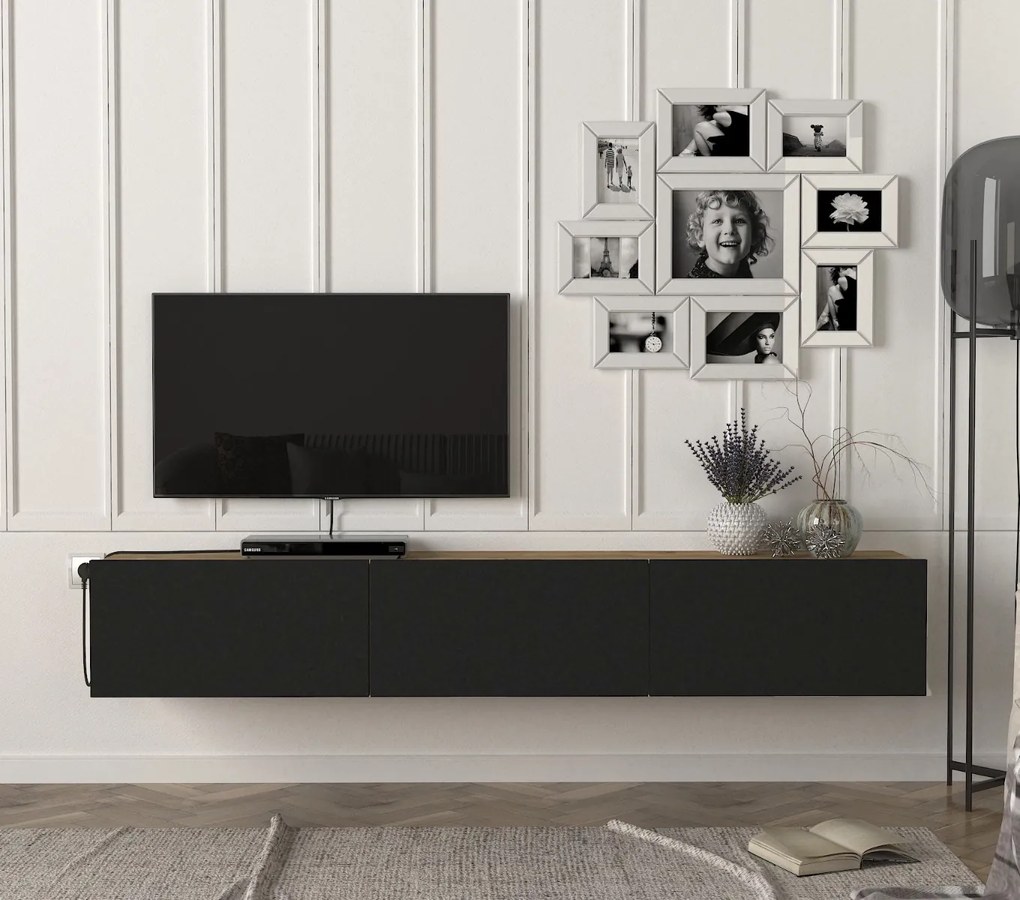 Televizní stolek DEKARA sapphire/antracit