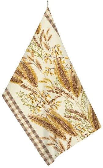Bellatex Kuchyňská utěrka 1 ks 50x70 cm Klas Hnědá,Béžová
