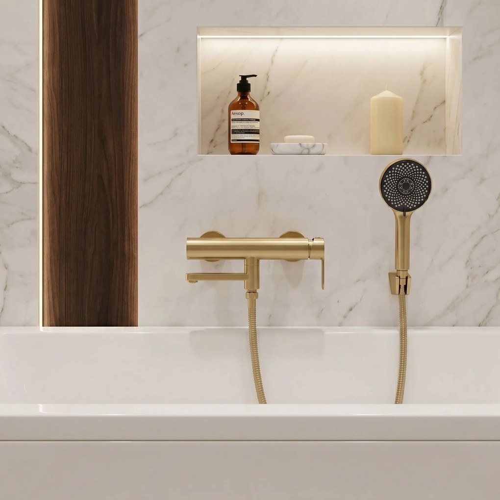 Rea, Vanová baterie Rea Arcos Brushed Gold, REA-B6982