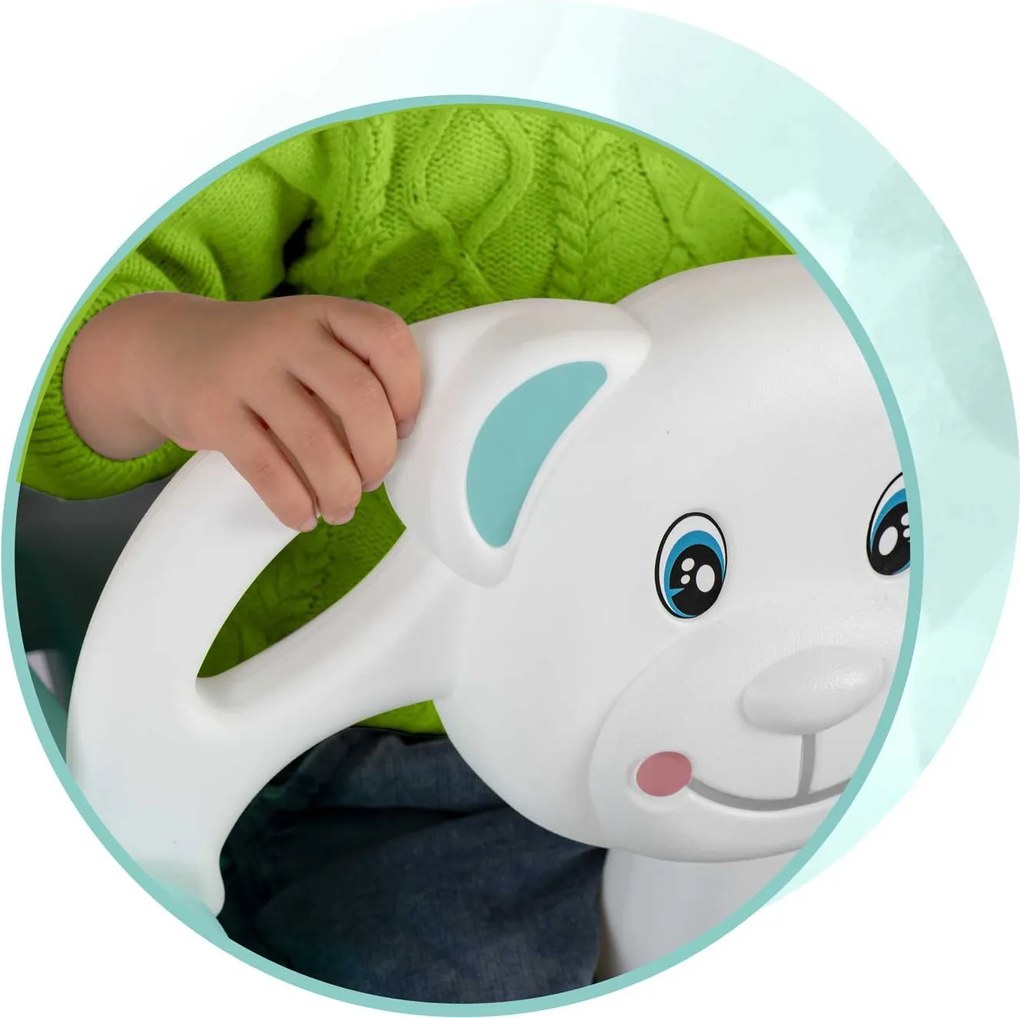 Houpací kbelík s medvědem 3v1 Ricokids tyrkysový
