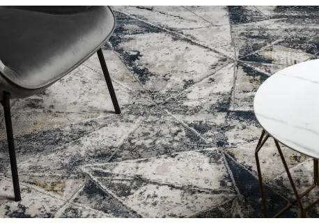 Moderní koberec TULS strukturální, střapce 51326 Geometrický, moza velikost 240x330 cm | krásné koberce cz