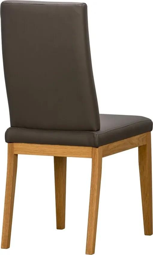 Casarredo - Komfort nábytek Dřevěná jídelní židle DEGO, Novel výběr barev, (2ks) | barva: szy-dub-rustikal,potah: novel 12