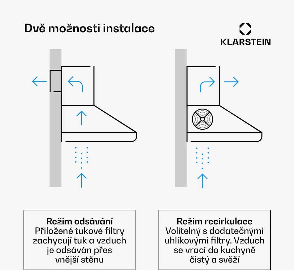 Klarstein Lumio Primo, digestoř, 60 cm, komínová, 490 m³/h, retro design, nerezová ocel, champagne