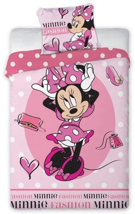 FARO Povlečení Minnie fashion  Bavlna, 140/200, 70/90 cm