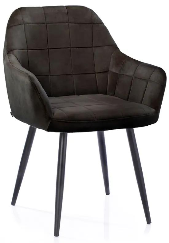 Čalouněná židle 56x45x84cm, více barev Barva: Šedá
