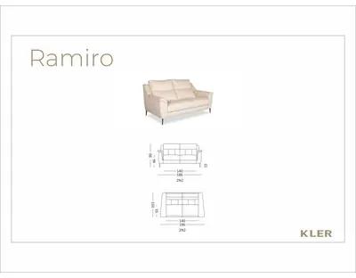 Dvoumístná pohovka KLER Ramiro E101