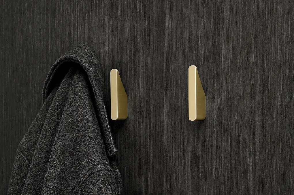 In-Design Nábytkový věšák SIDOR zlatá matná broušená