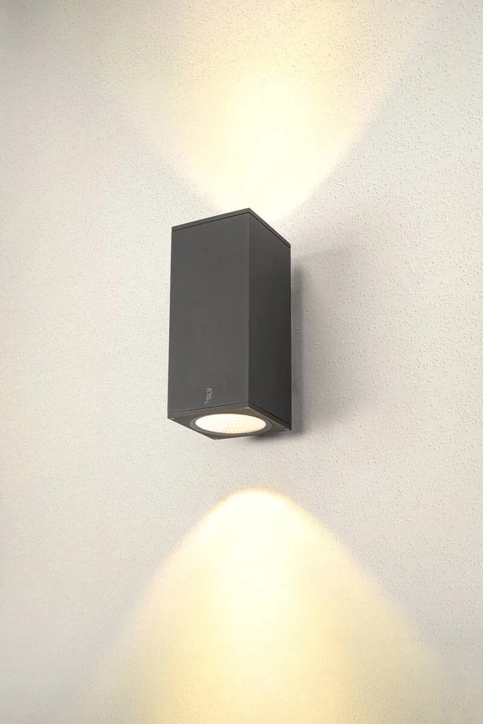 LA 1003438 ENOLA SQUARE UP/DOWN L Outdoor, nástěnné LED svítidlo, antracitové, CCT 3000/4000K - BIG WHITE (SLV)
