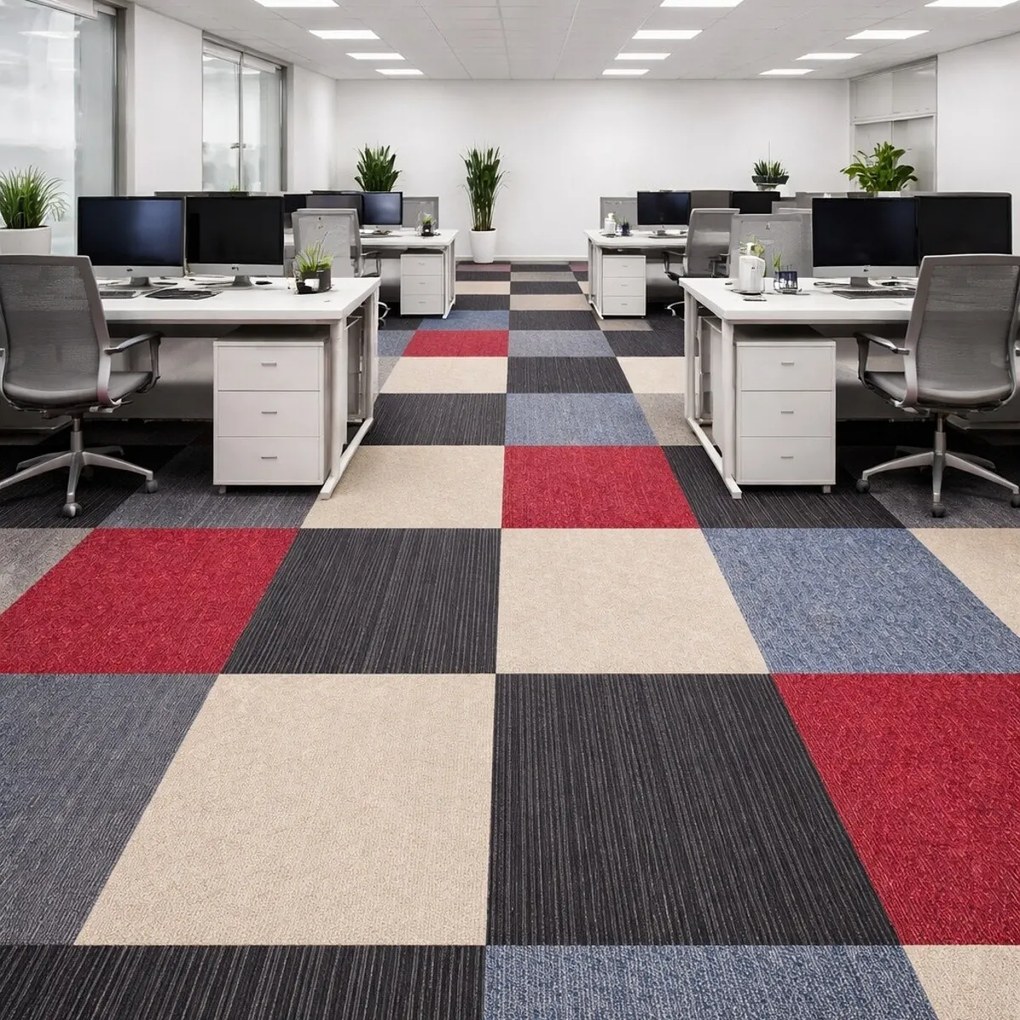 Kobercový štvorec Sonar 4475 svetlo šedý 50 x 50 cm, chodba / predsieň, Balta