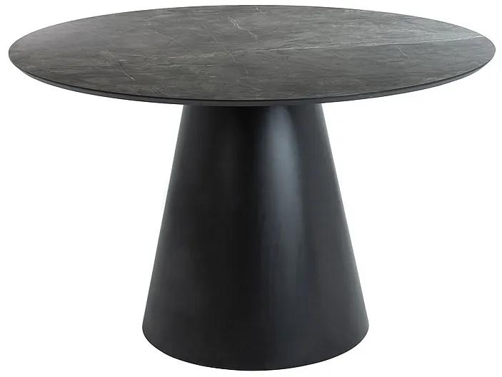 Jídelní stůl Alphonse (šedá + černá) (pro 4 osoby). 1049870