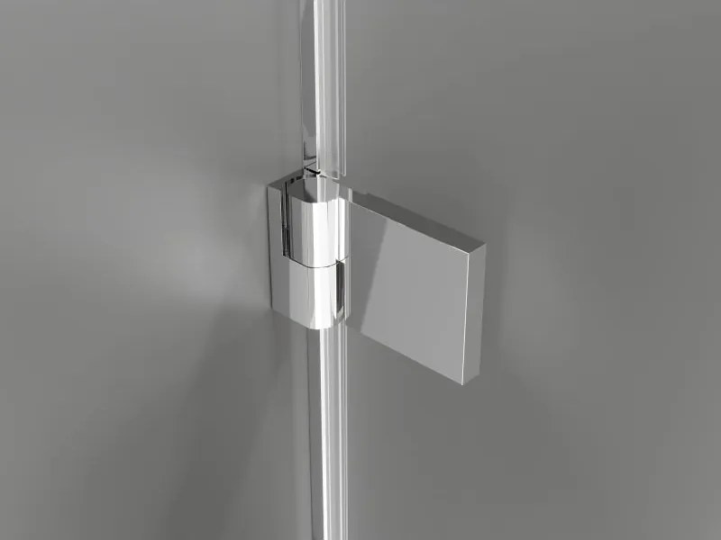 Mexen Lunar-B sprchové dveře otočné levé 80 cm, transparentní, chrom - 832-080-000-01-00-L