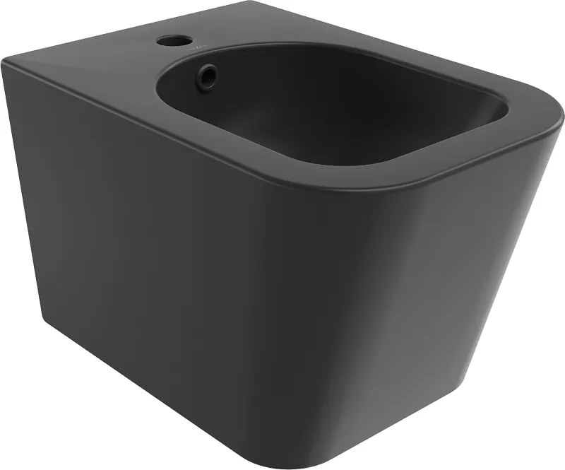 Mexen TEO, závěsný bidet, 51 x 35 cm, černá matná, 35855185