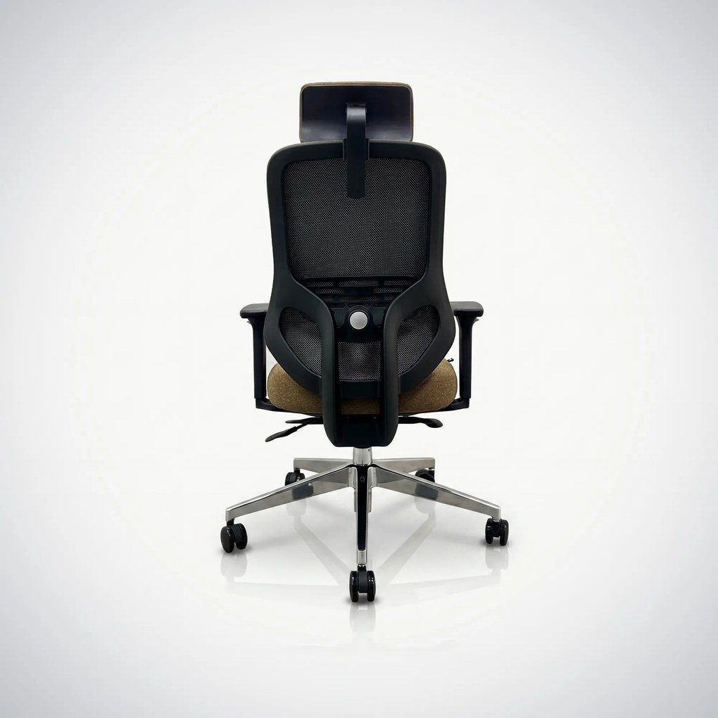 Ergonomická kancelářská židle hnědá AXIS