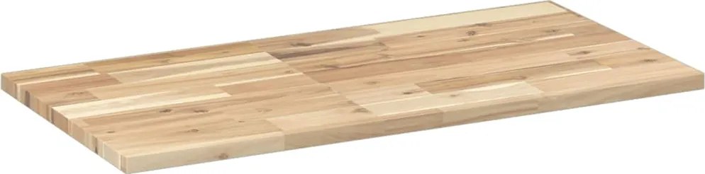 Plovoucí police 2 ks 100 x 40 x 2 cm neošetřené akáciové dřevo 3279400