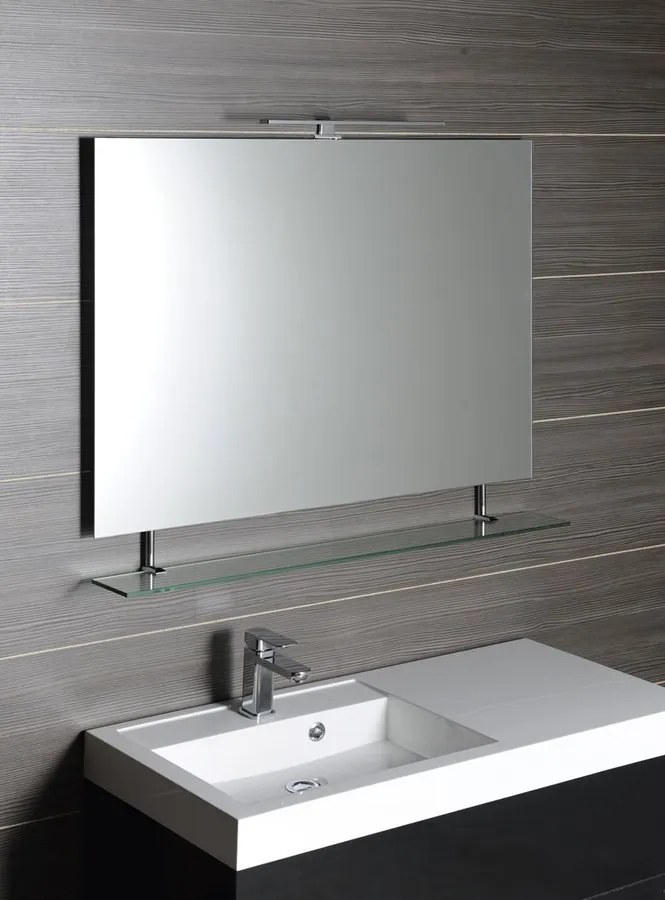 Sapho, WEGA zrcadlo 1000x800mm, s policí, 60092