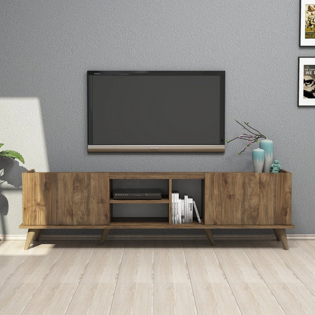 TV stolek ELEGANTE 180 cm ořech