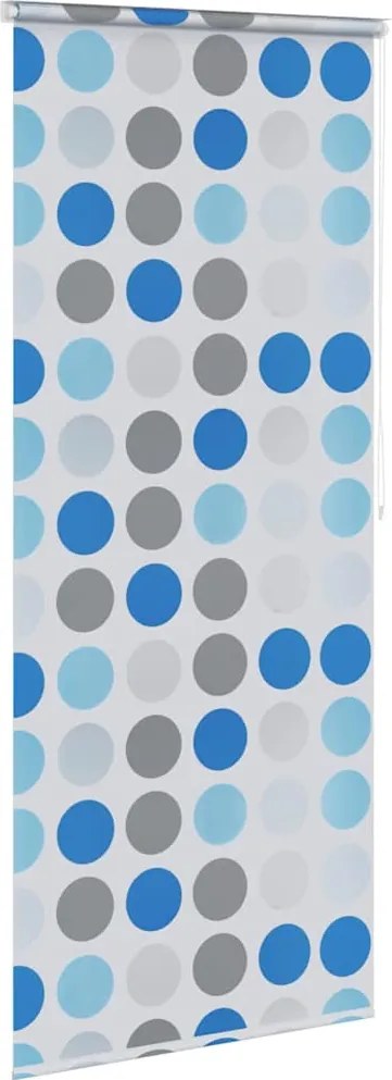 Sprchová roleta 80 x 240 cm kruhový vzor 142853