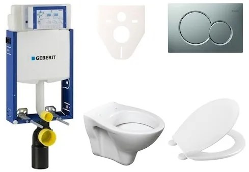 Cenově zvýhodněný závěsný WC set Geberit k zazdění + WC Ceramia S-Line Pro 110.302.00.5NR3
