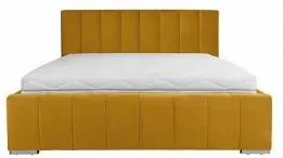 BRW ALLOS postel 180, žlutá