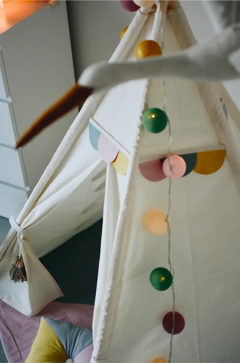 Vigvam design Nature Teepee Luna Park Orchid - PĚTIÚHELNÍKOVÉ BEZ DOPLŇKŮ