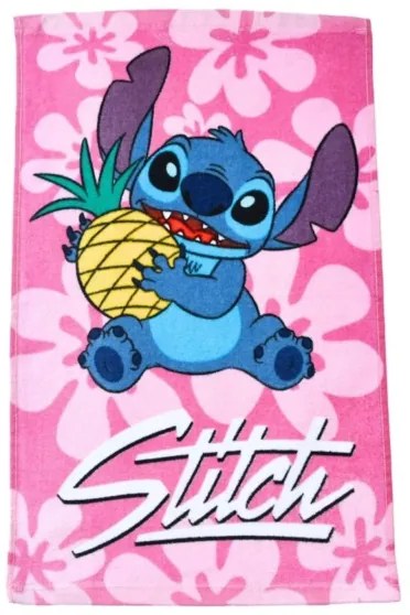 Carbotex Dětský froté ručník Lilo a Stitch Mazlík Ananas 30x50 cm