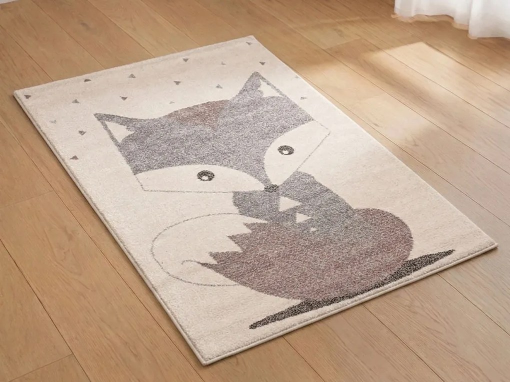 Koberec do dětského pokoje LIŠKA Zvolte rozměr: 120x170 cm