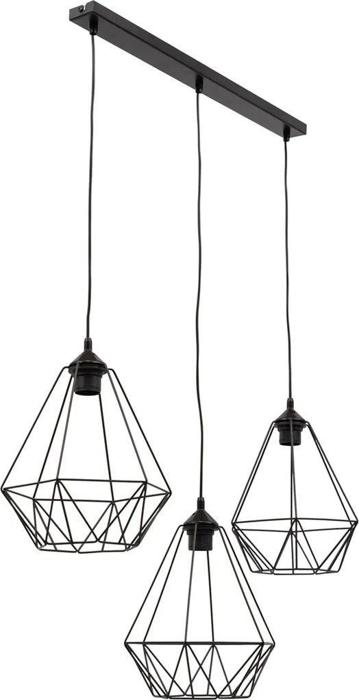 Bendinni, 74x19x110cm závěsná lineární 3 černý