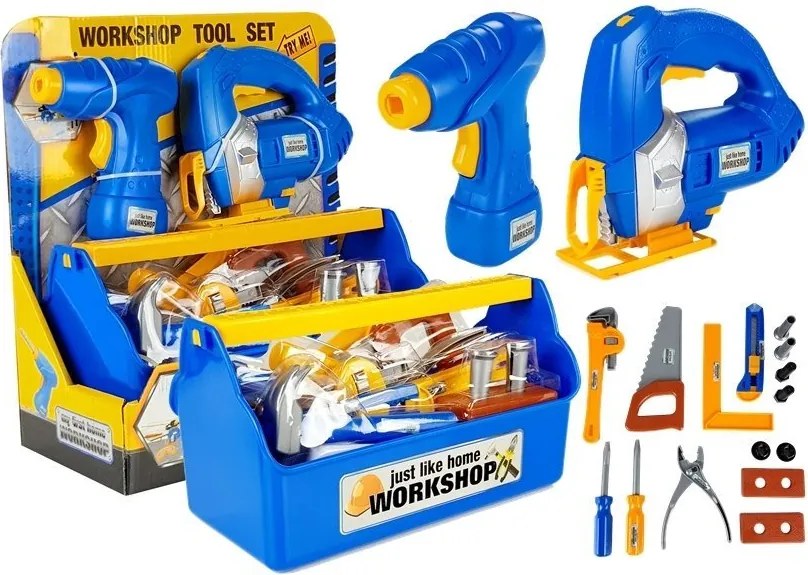 LEAN Toys Sada nářadí – kufřík pro domácího mistra